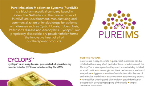 Cyclops platform inhalation technology - Pure IMS